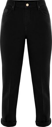 Kocca Femme, Jeans, Noir, Taille: 40 FR Pantalon Chic Style Jean Au-Dessus De La Cheville