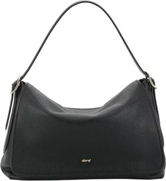 Abro sac &agrave; &eacute;paule bandouli&egrave;re Leather Agave Shoulder Bag Carina Black/Gold noir