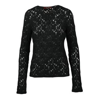 Max Mara Gennaioin Boucl&egrave; Top - - Tops - Damen - Schwarzk - L