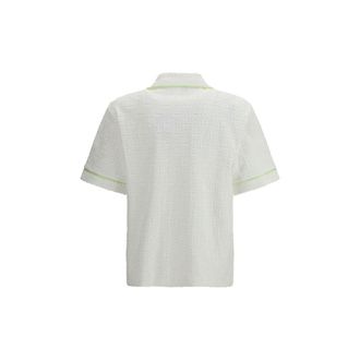 Casablanca Mens White Cotton Dress Shirt