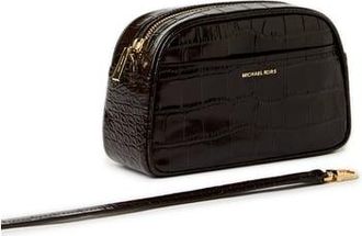 Michael Kors Sac &agrave; bandouli&egrave;re tetxur&eacute; en cuir