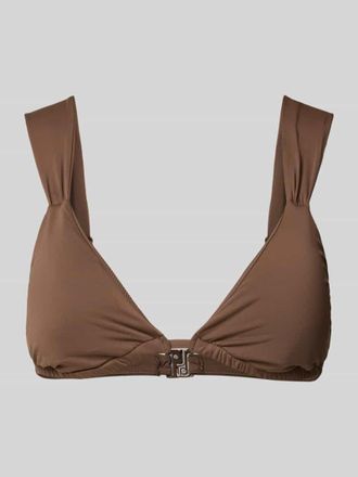 Neo Noir Bikini-Oberteil mit breiten Tr&auml;gern Modell ZADIE SOLID