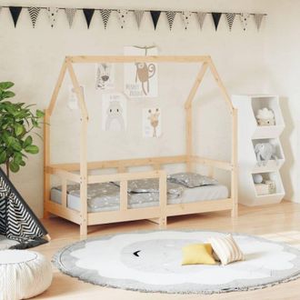 vidaXL Cadre de lit pour enfant 70x140 cm bois de pin massif Vidaxl
