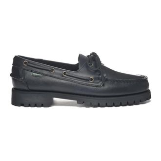 Sebago Ranger Waxy Leather Moccasin - - Shoes - Herren - Schwarzk - 43 1/2 EU