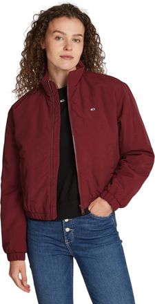 Tommy Jeans Damen Jacke Essential Padded Jacket Übergangsjacke, Rot (Deep Rouge), XXS