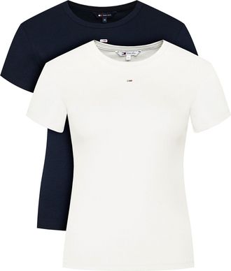 Tommy Jeans T-Shirt-Set DW0DW21430 Bunt Slim Fit