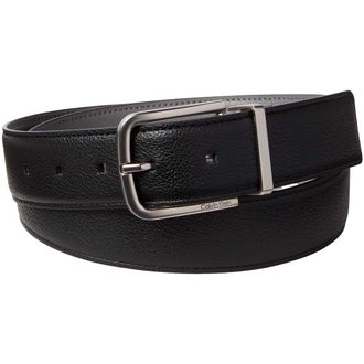 Calvin Klein Jeans Round Buckle Pebble 35Mm Rev/Adj