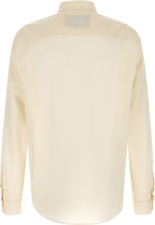 Valentino Garavani Tone-on-Tone Floral Embroidery Shirt - Cream
