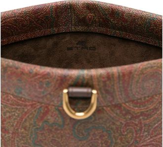 Etro Paisley Pattern Shoulder Bag - Brown