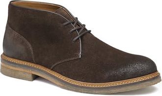 Johnston & Murphy Calder Chukka Casual Shoes for Men - Bottes en cuir pour homme pour le bureau et le quotidien, Marron - Graissé, 48 EU