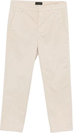 Dondup Femme, Pantalons, Beige, Taille: W30 Cropped Pantalons