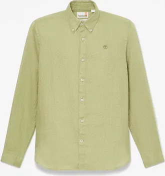 Timberland Mill Brook Leinenhemd f&uuml;r Herren in Gr&uuml;n, Herren, Gr&uuml;n, Gr&ouml;&szlig;e