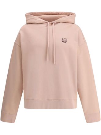 Maison Kitsuné Hoodie mit Logo-Patch - Rosa