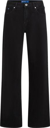 Karl Lagerfeld Karl Lagerfeld Jeans, Damen, Mid Rise Relaxed Denim, Relaxed Leg, Schwarz, 2630