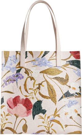 Ted Baker Schultertasche Palamaa Floral Printed Large Icon Bag lt - Pink bunt
