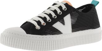 Victoria Plimsoll 1915 Re-Edition Mesh & Kontrast-Logo & Zehenverstärkung 1176102 für Damen Negro 41
