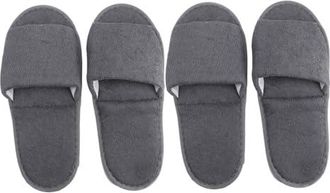 BESPORTBLE 2 paires Pantoufles de Voyage Pliables Non Glissantes Chaussons Respirants pour Hôtel et Maison Lot de Unisexe Confort