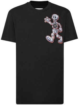 Philipp Plein t-shirt Skully Gang en coton - Noir