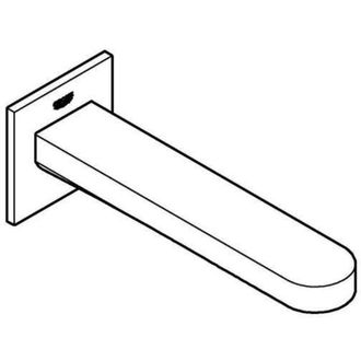 GROHE Plus Wanneneinlauf, Wandmontage, 1 Verbraucher, Ausladung - Grohe