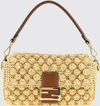 Fendi Sac Port&eacute; &eacute;paule Femme couleur Beige