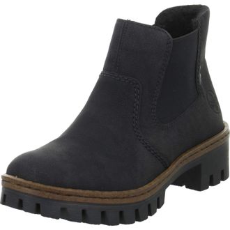 Rieker Damen Herbst/Winter Chelsea Boots, Schwarz (schwarz/schwarz / 01 01), 41 EU