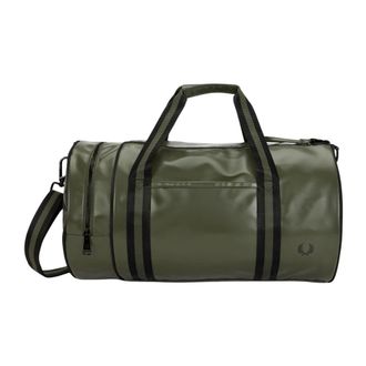 Fred Perry Classic Barrel Bag - - Bags - Herren - Gr&uuml;n - ONE SIZE