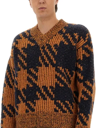 Dries Van Noten Wool-Alpaca Blend Sweater - Multicolor