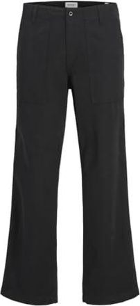 Jack & Jones Jpstbill Jjbarkley Fatigue Pantalon Noos Tissu, Noir, 28W x 32L Hommes