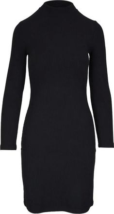 Vince Femme, Robes, Noir, Taille: 40 FR Robe Mini Élégante Noire