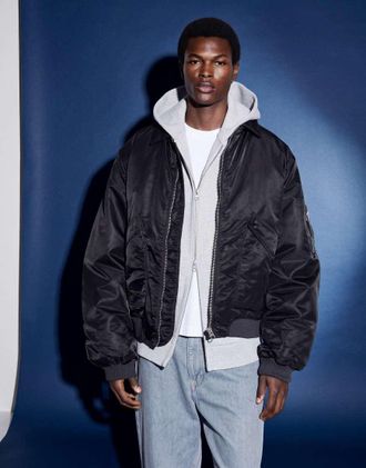 Asos Bomber oversize - Noir