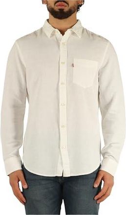 Levi's Sunset 1 Pocket Standard T-Shirt, Bright White Plus, XXL Hommes