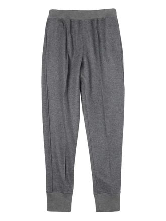Jil Sander pantalon en laine à poignets nervurés - Gris