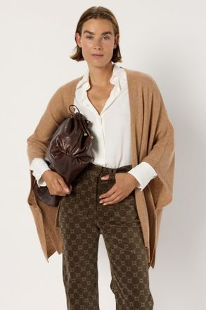 Gerard Darel Poncho en cachemire - EMELINE - Camel