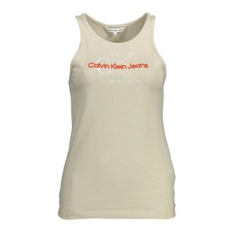 Calvin Klein Damen, Oberteile, Beige, LGr&ouml;&szlig;e