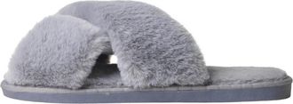 Americandreams Lou Faux Fur Slippers - - Shoes - Damen - Grau - 36 EU