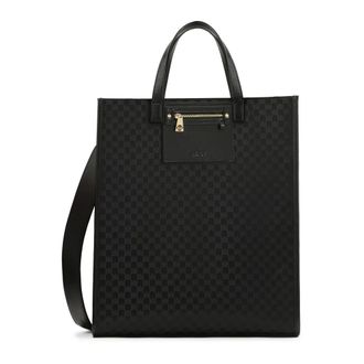 Kazar Schwarze Monogramm-Stoffhandtasche - - Bags - Damen - Schwarzk - ONE SIZE