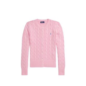 Polo Ralph Lauren Cardigan cintr&eacute; torsad&eacute; en coton