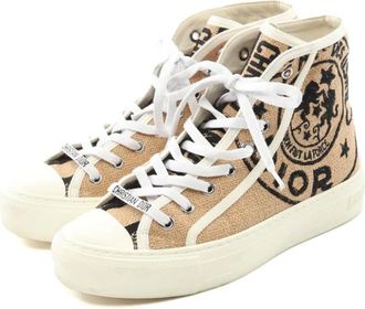 Dior WalknDior High-Top-Sneakers - Nude