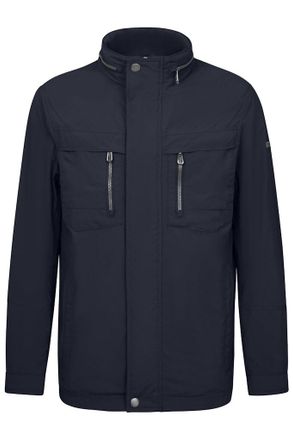 Bugatti Herren Jacke wasserabweisend einrollbare Kapuze Regular Fit