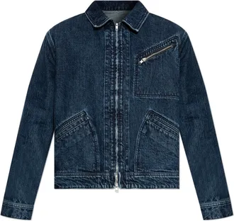 Kenzo Homme, Vestes, Bleu, Taille: XL Signature Utility Jacket