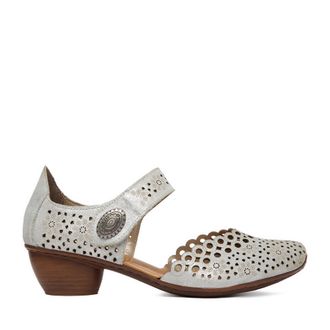 Rieker Halbschuhe Rieker 43753-90 Silberfarben