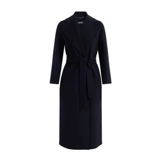 Max Mara Femme, Manteaux, Bleu, Taille: 38 FR Manteau Poldo