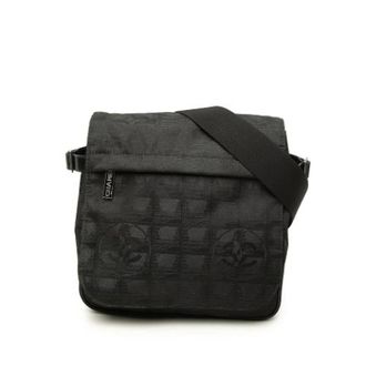 Chanel Sac bandouli&egrave;re Pre-owned en nylon - Femme - Pre-owned - Noir - Taille: ONE Size