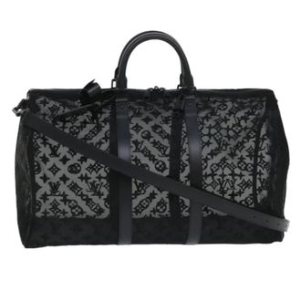Louis Vuitton Pre-owned Nylon Weekender-Tasche - - Pre-owned - Damen - Schwarzk - ONE SIZE