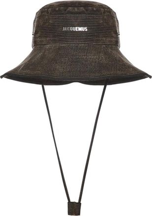 Jacquemus Homme, Accessoires, Brun, Taille: 58 CM Hats