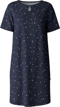 CALIDA Femme, Robes, Bleu, Taille: 42 FR Chemise de nuit confortable pour une bonne nuit de sommeil