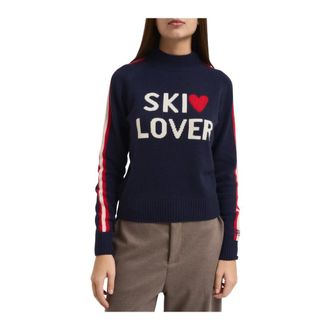 MC2 Saint Barth Femme, Pulls, Bleu, Taille: 38 FR Peak Turtleneck