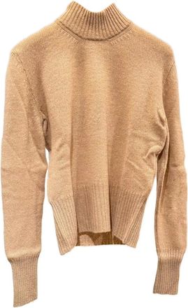 Fedeli Gerippter Rollkragenpullover - Braun