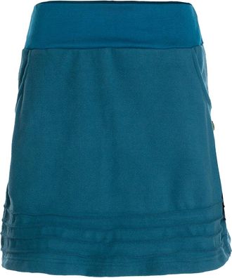 vishes Alternative Bekleidung - Thermorock Warmer Damen Winterrock kurz Minirock aus ECO-Fleece t&uuml;rkis 42-44