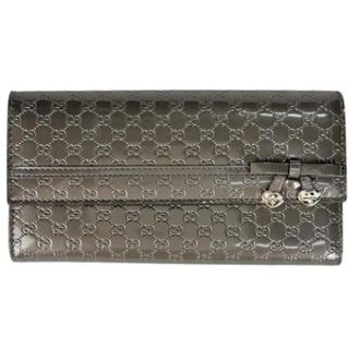 Gucci Pre-owned MicroGuccissima Long wallet (bi-fold) - - Pre-owned - Damen - Grau - ONE SIZE